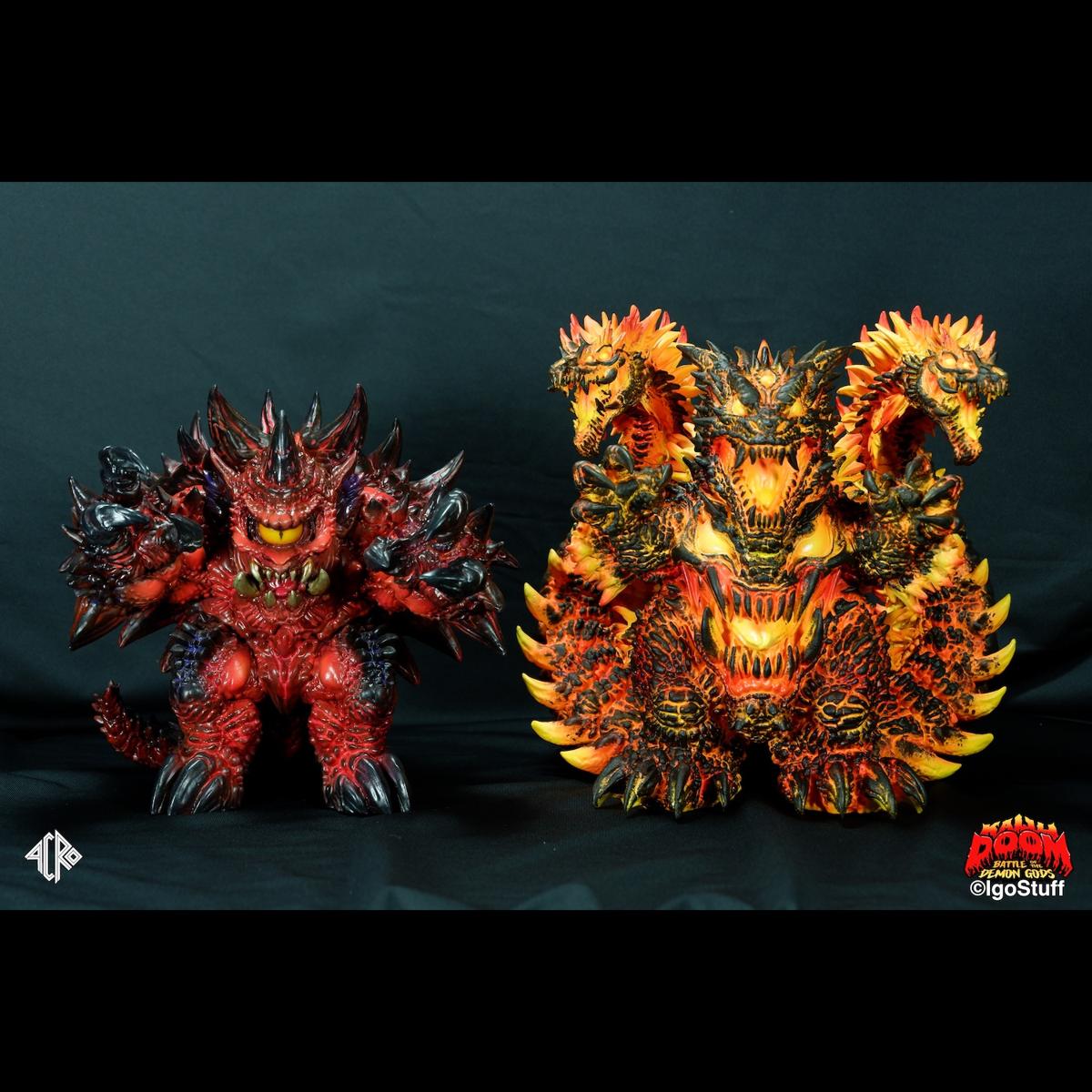 【お取り寄せ】KAIJU DOOM Battle of the Demon Gods!『TURTLE DEMON』&『LIZARD DEMON ...